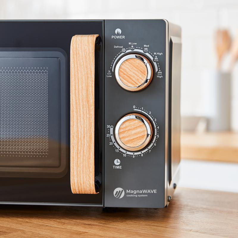 Tower Scandi 800W 20L Manual Microwave Grey - Mega Appliances