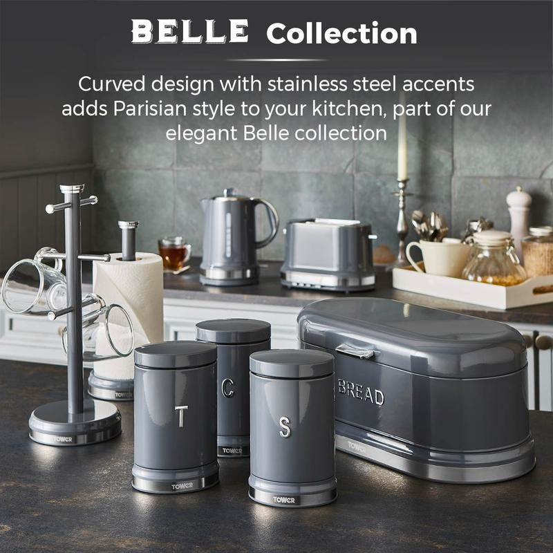 Tower Belle 3KW 1.5L Jug Kettle Graphite - Mega Appliances