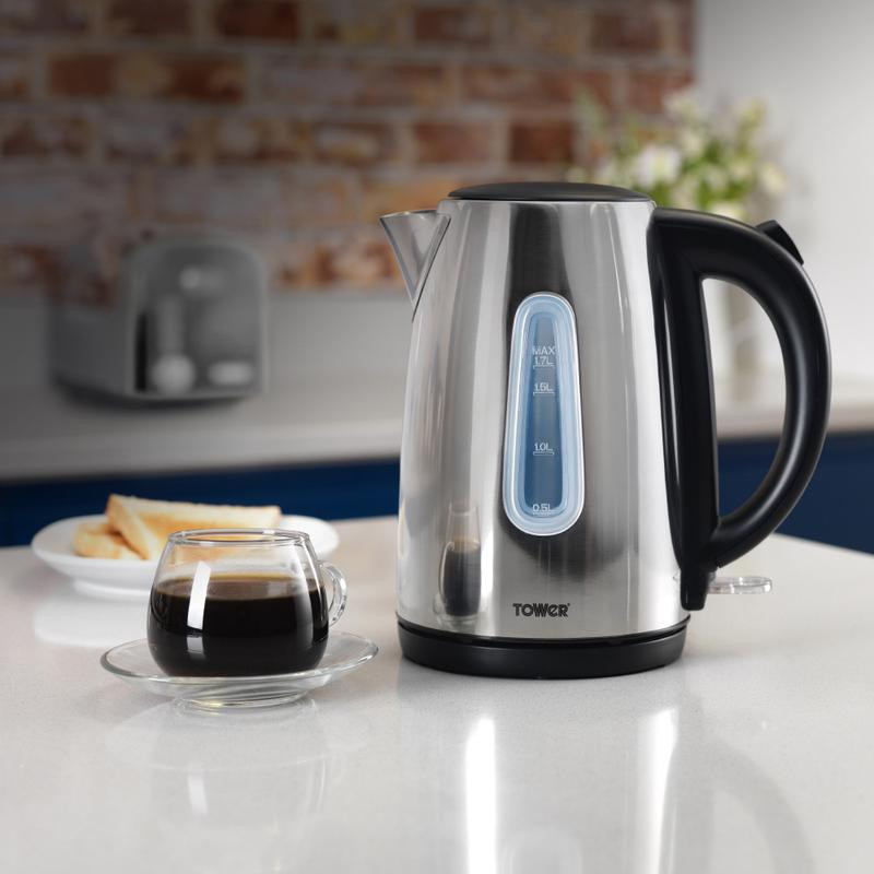 Tower Infinity 3KW 1.7L Polished Stainless Steel Jug Kettle - Mega ...