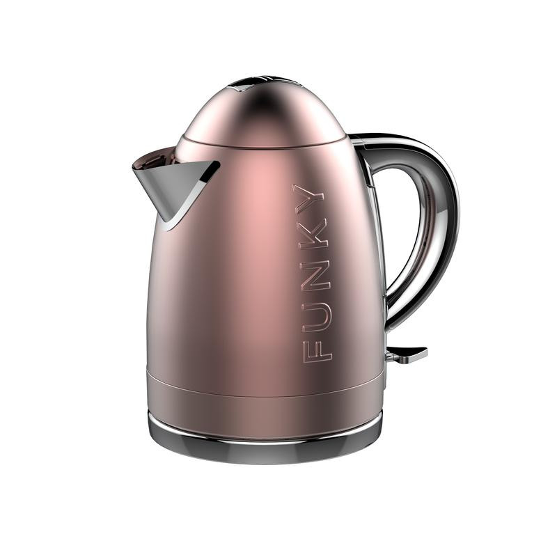 Funky Rose Gold Kettle - Mega Appliances
