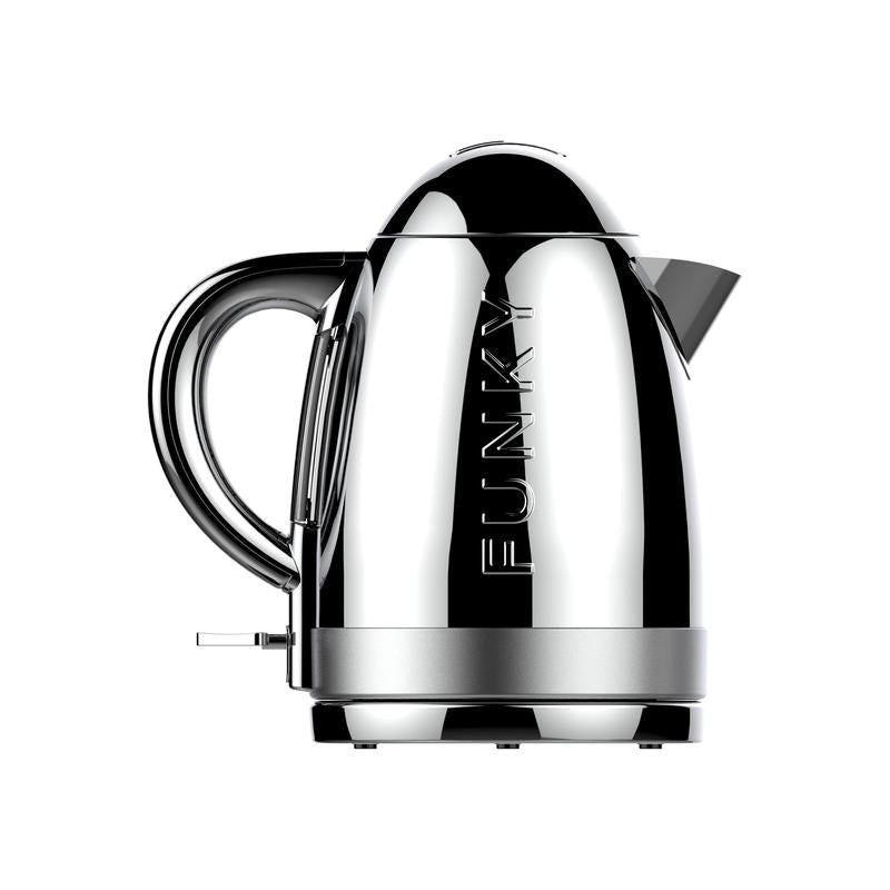 Funky Chrome Kettle - Mega Appliances