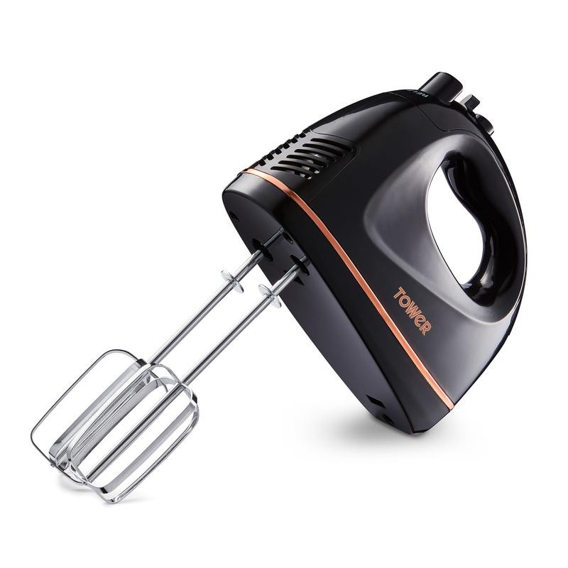 Tower 300W 2.5L Hand and Stand Mixer Black - Mega Appliances
