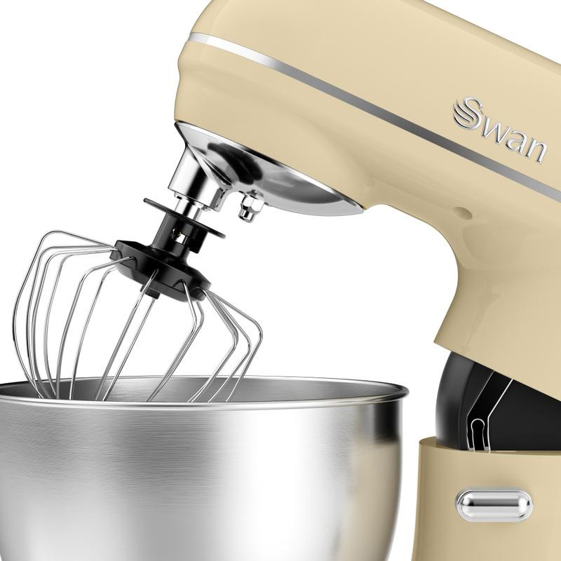 Swan 800W Retro Stand Mixer- Cream - Mega Appliances