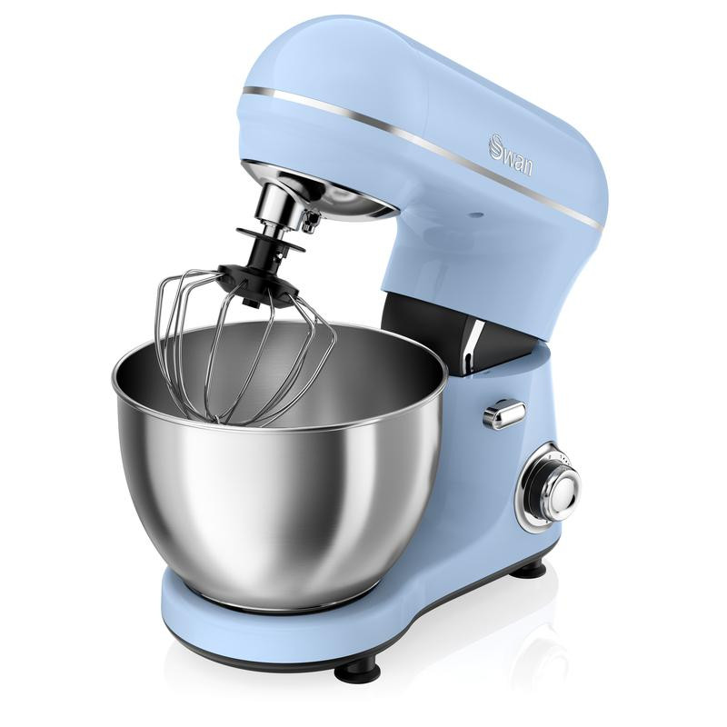 Swan 800W Retro Stand Mixer- Blue - Mega Appliances