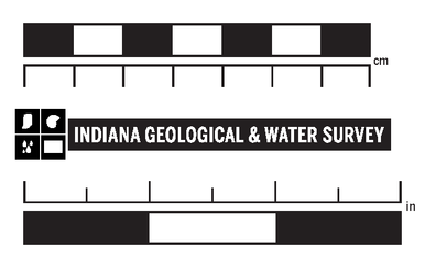 Scale bar and grain size chart