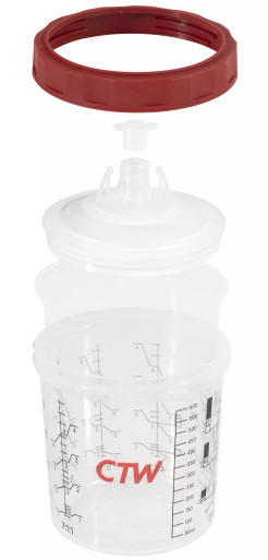 CTW 650ML DISPOSABLE CUPS BOX of 50 - Coating Refinish