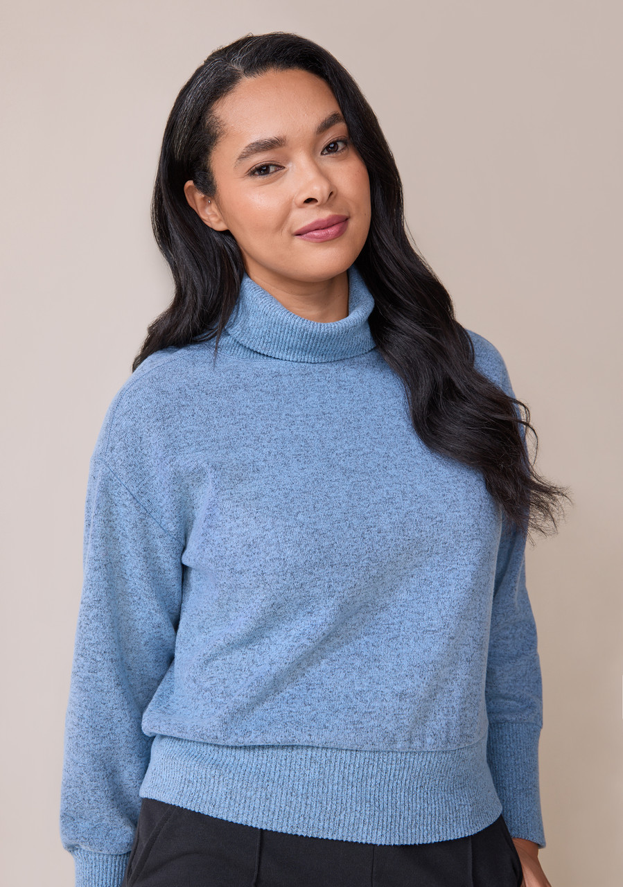 Women's Cowl Neck Marled Top | Northern Reflections