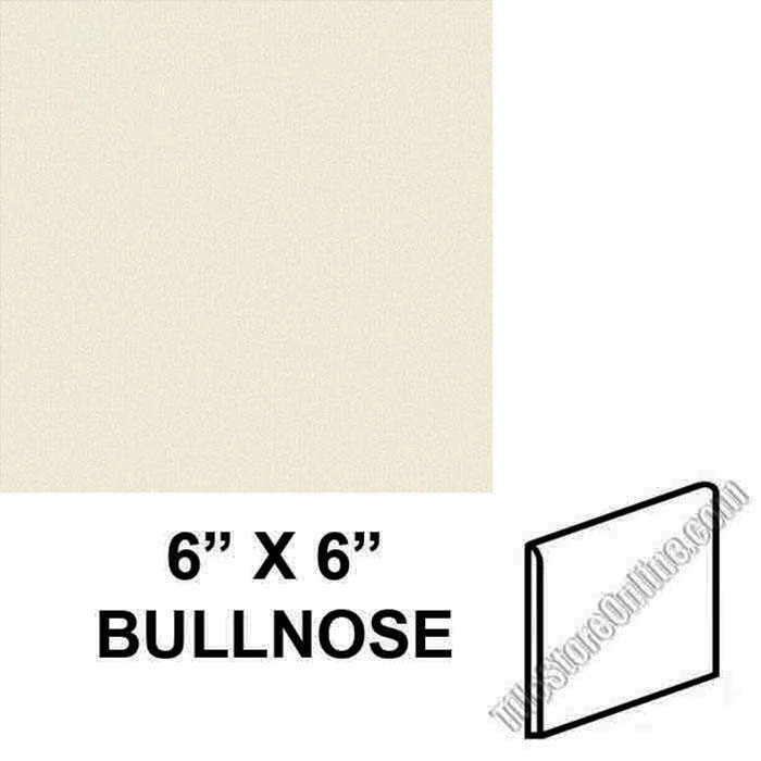 Daltile - 0135 Almond - 6" X 6" Bullnose - S4669 Dal Tile Ceramic Trim Tile