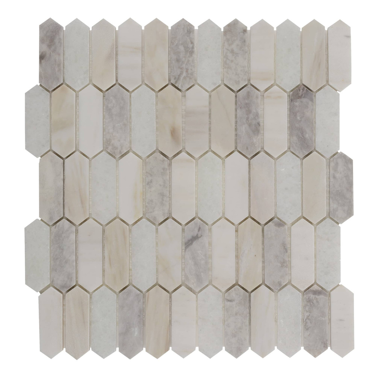 Anthology Tile - The Finish Line - Natural Gateway - Mixed Gray White ...