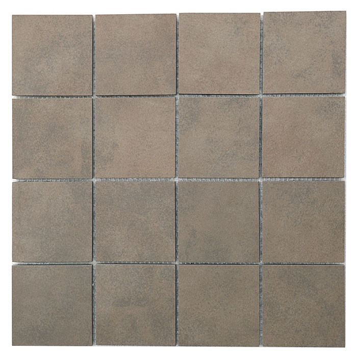Daltile Veranda Solids - P501 Gravel - 3 X 3 Mosaic Tile - Sample