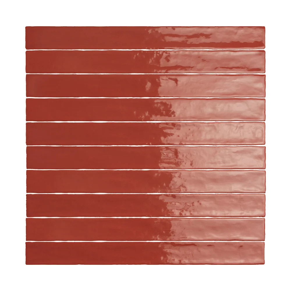Style Access Lungarno - Linea - LINTER220L Terracotta Red Subway GLOSSY ...