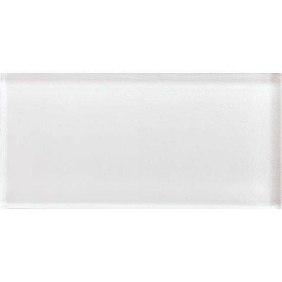 American Olean Color Appeal Glass - C101 Pearl - 4X12 Subway Glass Tile ...