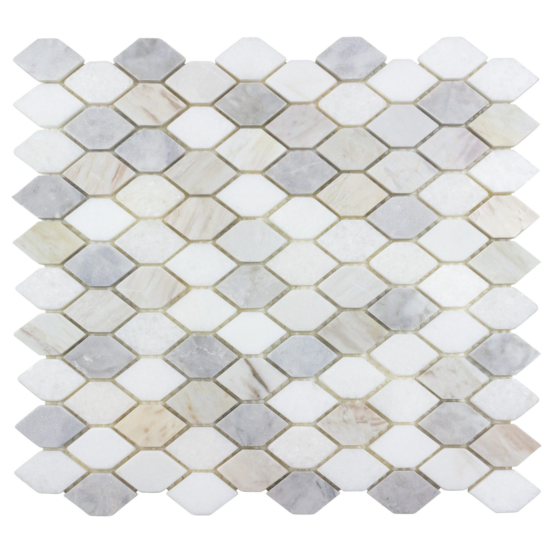 Anthology Tile - The Finish Line - Natural Gateway - Mixed Gray White ...