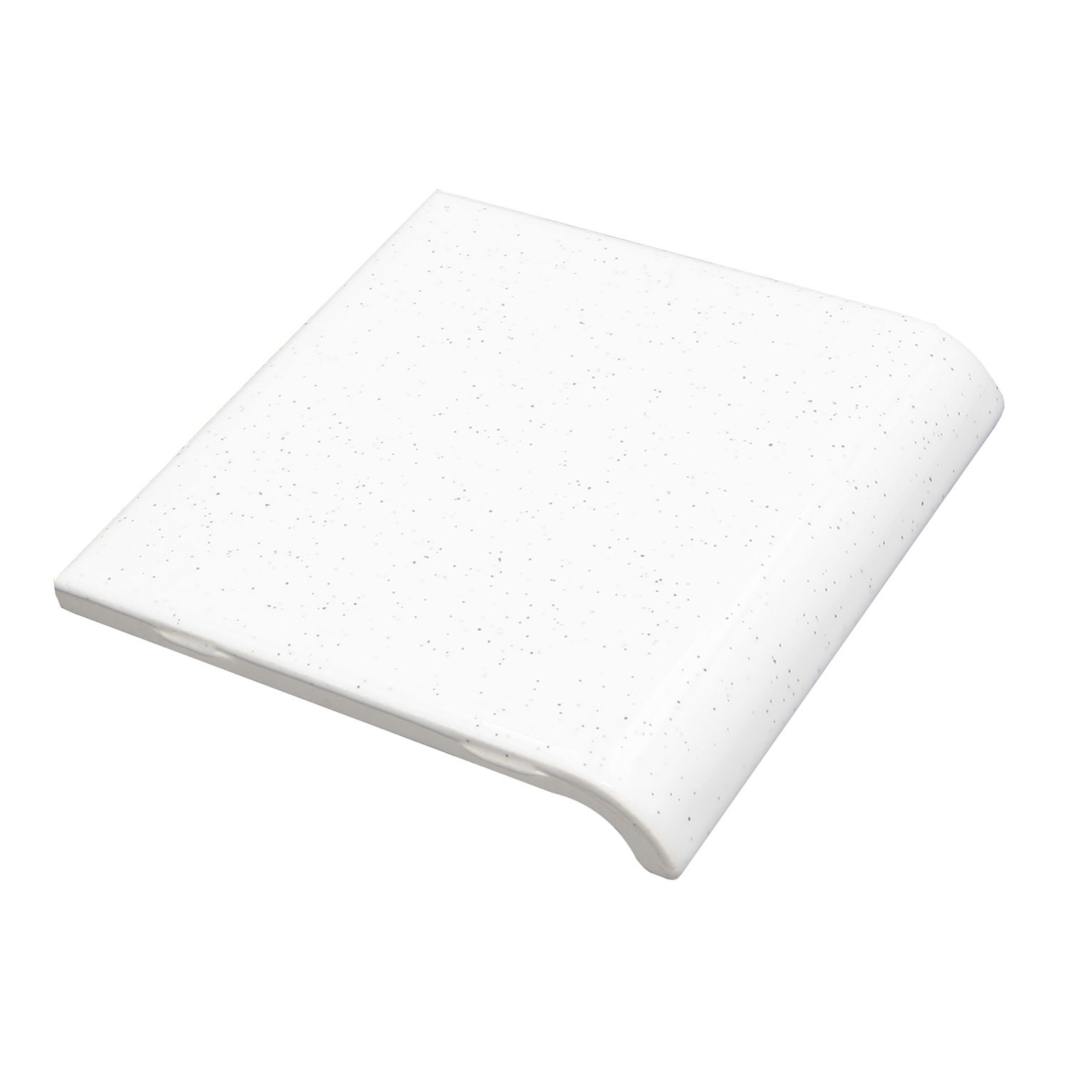 Daltile - 0100 White - A4200 Radius Mud Bullnose - 2 X 6 Finish Trim ...