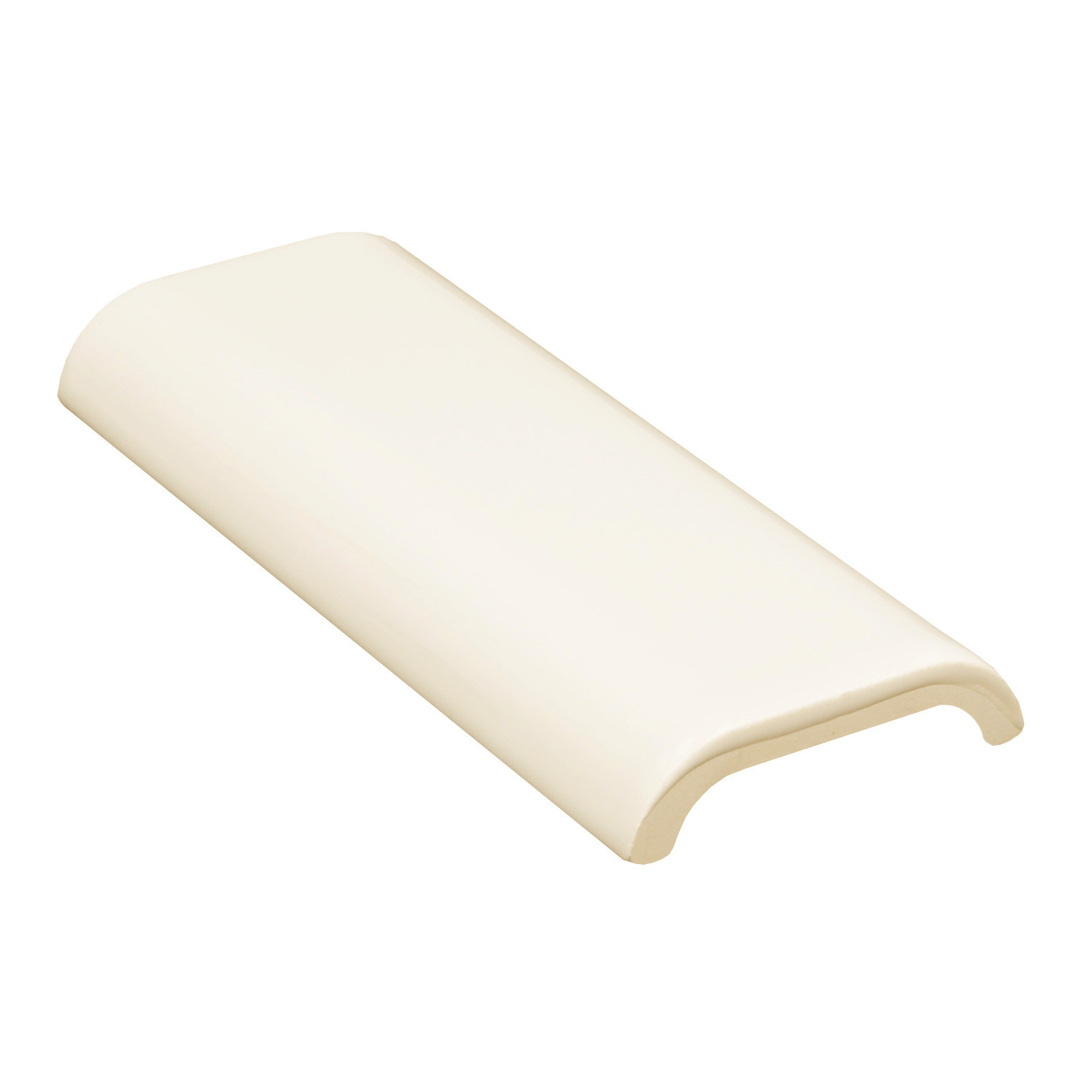 Daltile - 0100 White - A4200 Radius Mud Bullnose - 2 X 6 Finish Trim ...