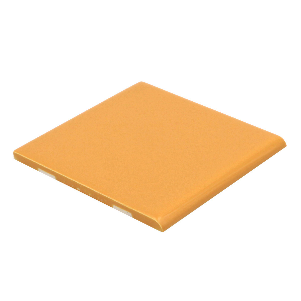 Daltile - 1012 Mustard - S4449 SURFACE BULLNOSE - 4X4 Finish Trim Tile ...