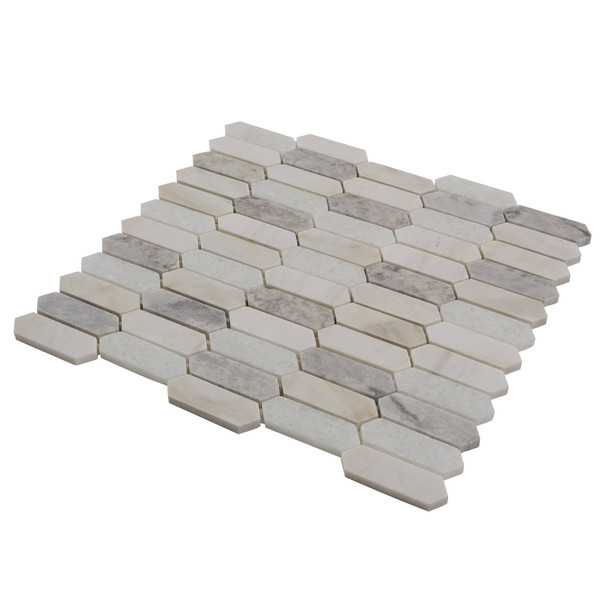 Anthology Tile - The Finish Line - Natural Gateway - Mixed Gray White ...