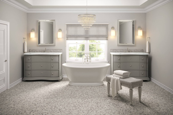Anthology Tile - The Finish Line - Natural Oblique - Mixed Gray White ...
