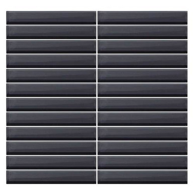 Daltile Color Wave Glass - CW19 Nine Iron - 1 X 6 Straight Joint Dal ...