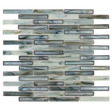Anthology Tile - Glassique - ANTHGLBL Beam Lagoon - Blue Linear Glass ...