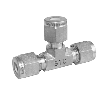 STC TUC 1/4" Tee Union- 4200 PSI, Compression Fittings, |ValveMan
