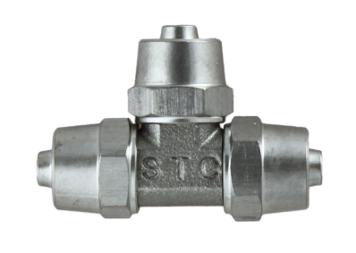 STC TUA 1/4" Tee Union- Barb Compression Fittings |ValveMan