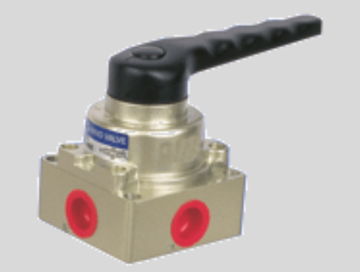 STC HV 420 Manual Air Valve- 1/4" NPT, 4 Way 4 Port, 3 Position - Hand ...