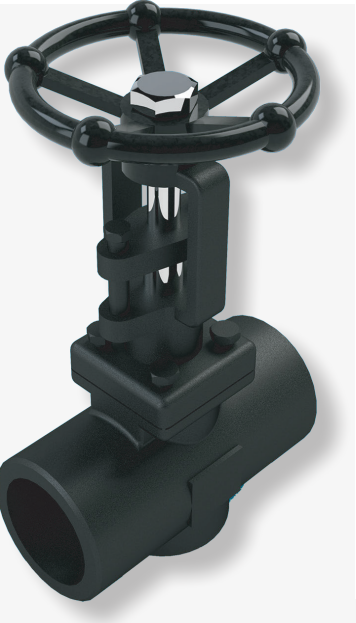 1/2" SVF Flow Control 500F-8 Gate Valve, Forged Carbon Steel Body, Trim ...