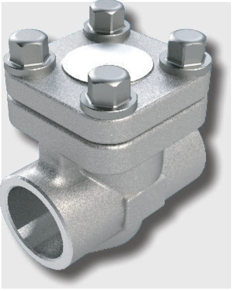 2" SVF Flow Control 522F Check Valve, Forged Stainless Steel Body ...