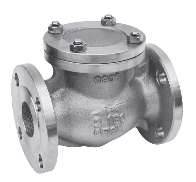 8" AVCO 3116 Check Valve, 316 Stainless Steel Body, 150# Flange, Metal ...