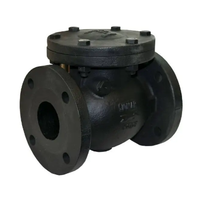 4" Jomar Valve F-571, Horizontal Swing Check Valve, Cast Iron, Flanged ...