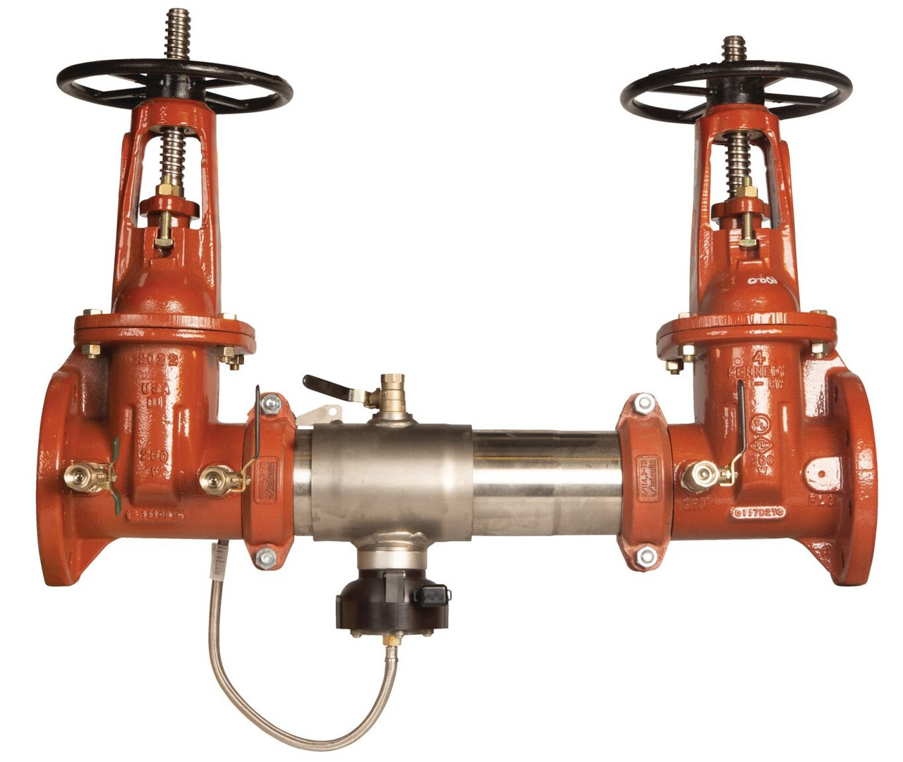 3" Watts 957-OSY-FS 3, Lead-Free Stainless Steel, Reduced Pressure Zone ...