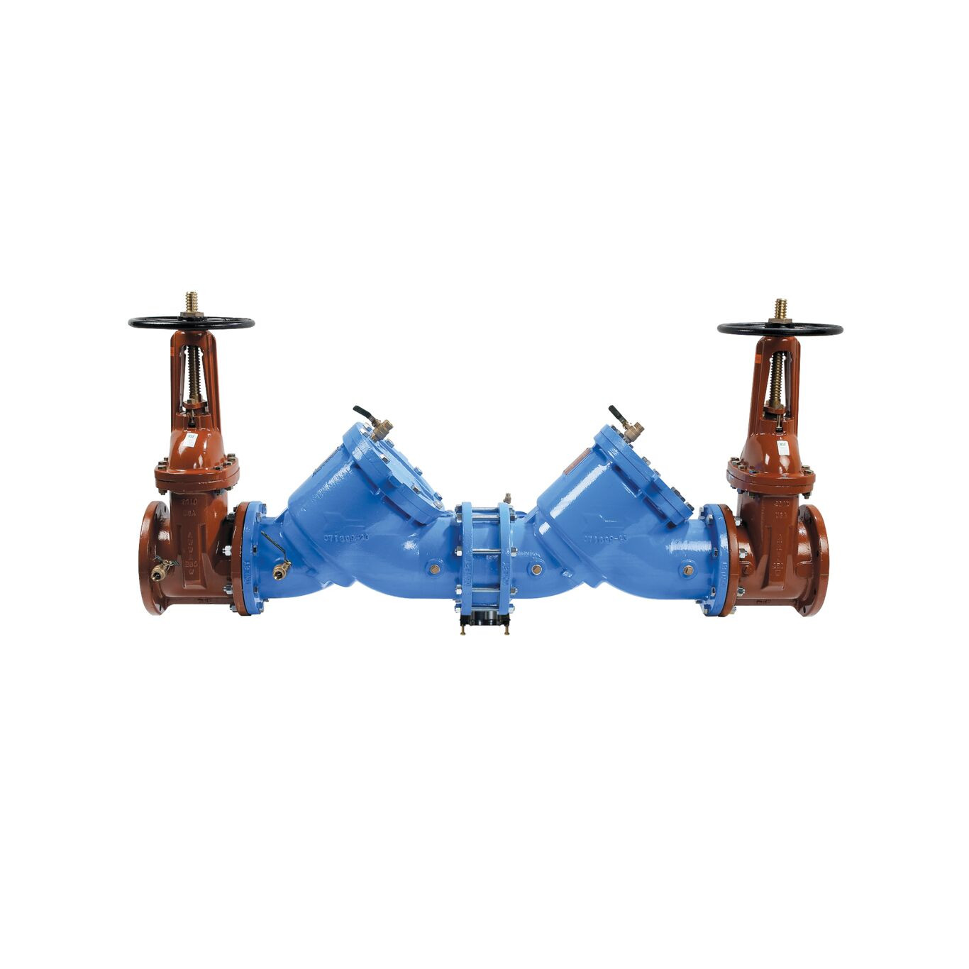 Watts LF909 Series, Lead-Free Cast Iron, Reduced Pressure Zone Backflow ...