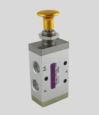 STC 3R210-1/4M Manual Air Valve- 1/4" NPT, 3 Way, 3 Port, 2 Position ...