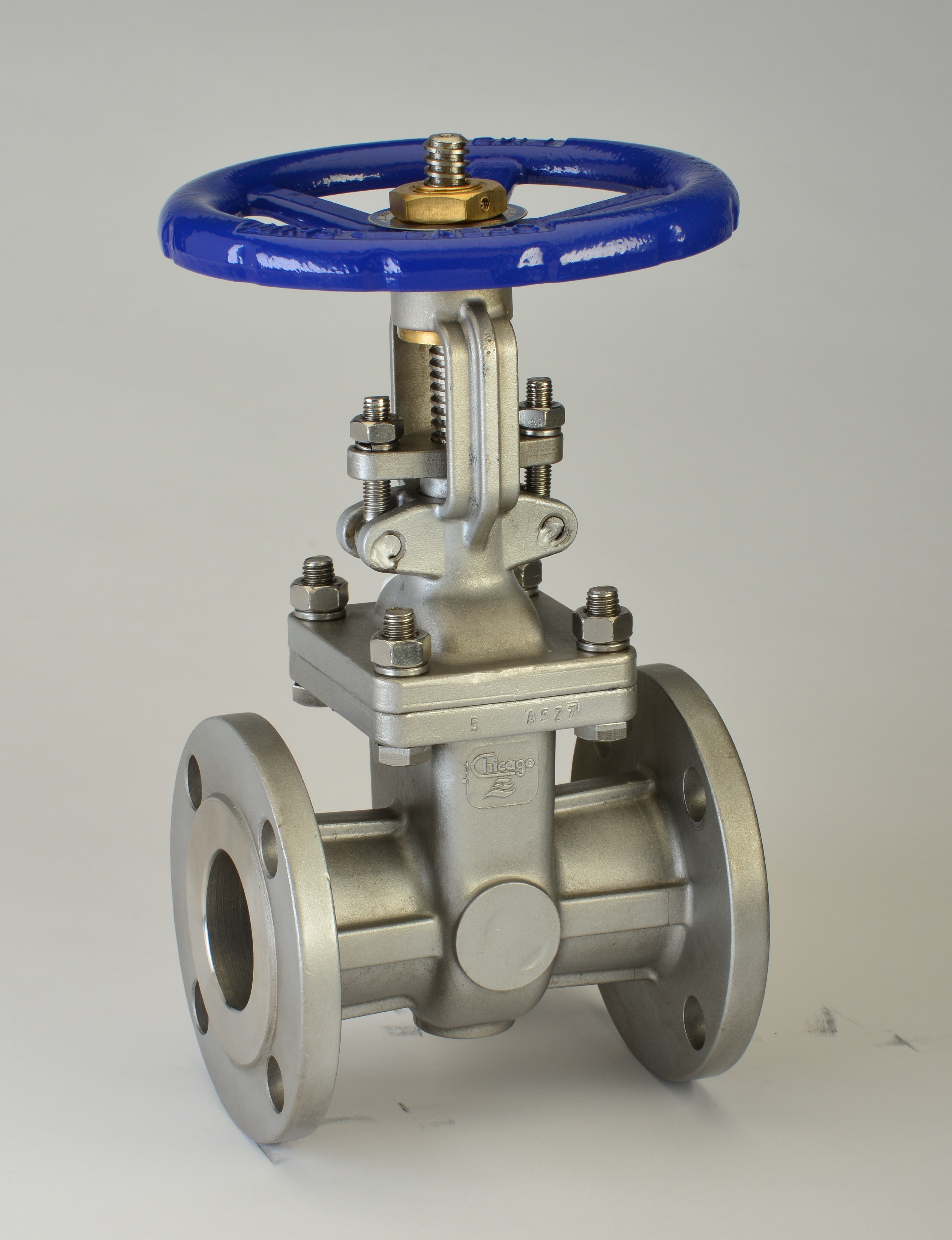 Chicago Valve Series 216, 4" 316 Stainless Steel Gate Valve, 150 ...