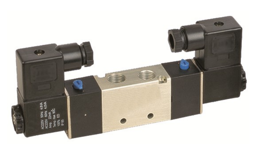 STC 4V320-1/4 Solenoid Valve- Air Return (double solenoid), 4-Way, 5 ...