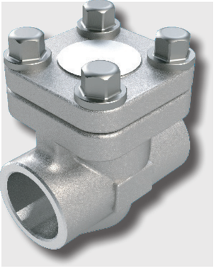 SVF Flow Control 522F Series Check Valve, Forged Stainless Steel Body ...