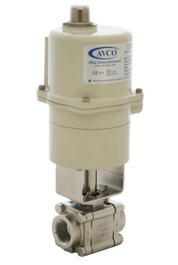 1" AVCO 1100- 3 Piece Ball Valve, 2 Way, 316 Stainless Steel Body, NPT ...