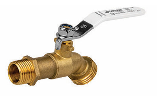 1/2" Jomar Valve T-632NKG, Quarter Turn Hose Bibb, No Kink, Dezincification Resistant Lead-Free ...