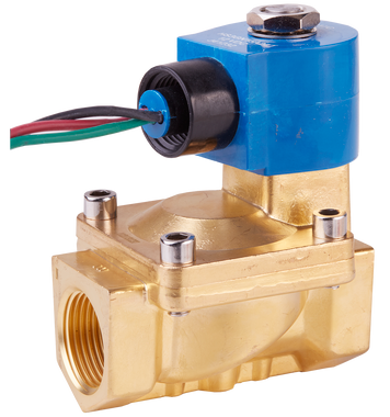 GC Valves NS712GF02C9FG9- 1", NPT, Lead-Free Brass Body, Normally Open ...