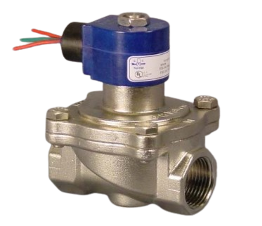 GC Valves NS21 Series- NPT, Nylon Body, Normally Closed, 2 Way Piloted ...