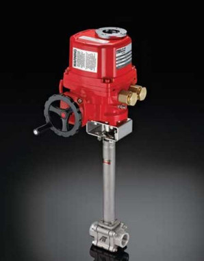 1" Cryogenic Ball Valve- Electric On/Off, Stainless Steel, NPT, Full ...