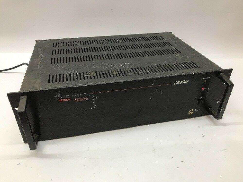 Series 4000 120W Power Speaker Digital Amp Amplifier P4121 Paso For Sale
