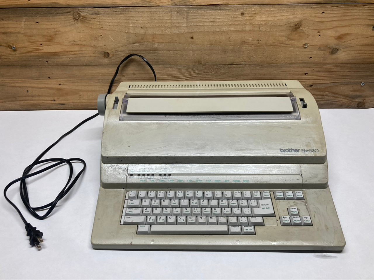 Electronic Typewriter Word Processor Bem 530 Brother