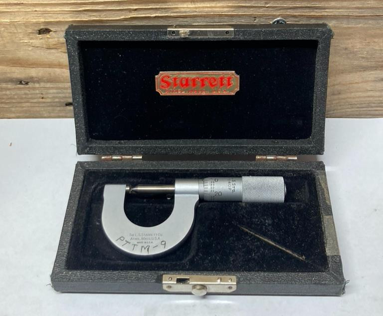 No. 575 Screw Thread Micrometer Starrett For Sale
