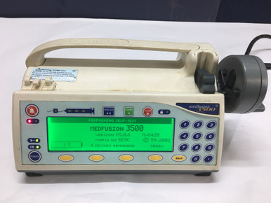 Smiths Medical MedFusion 3500 Syringe Infusion Pump For Sale