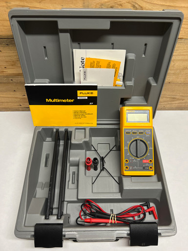 Fluke 27 Digital Handheld Multimeter with Rugged Case