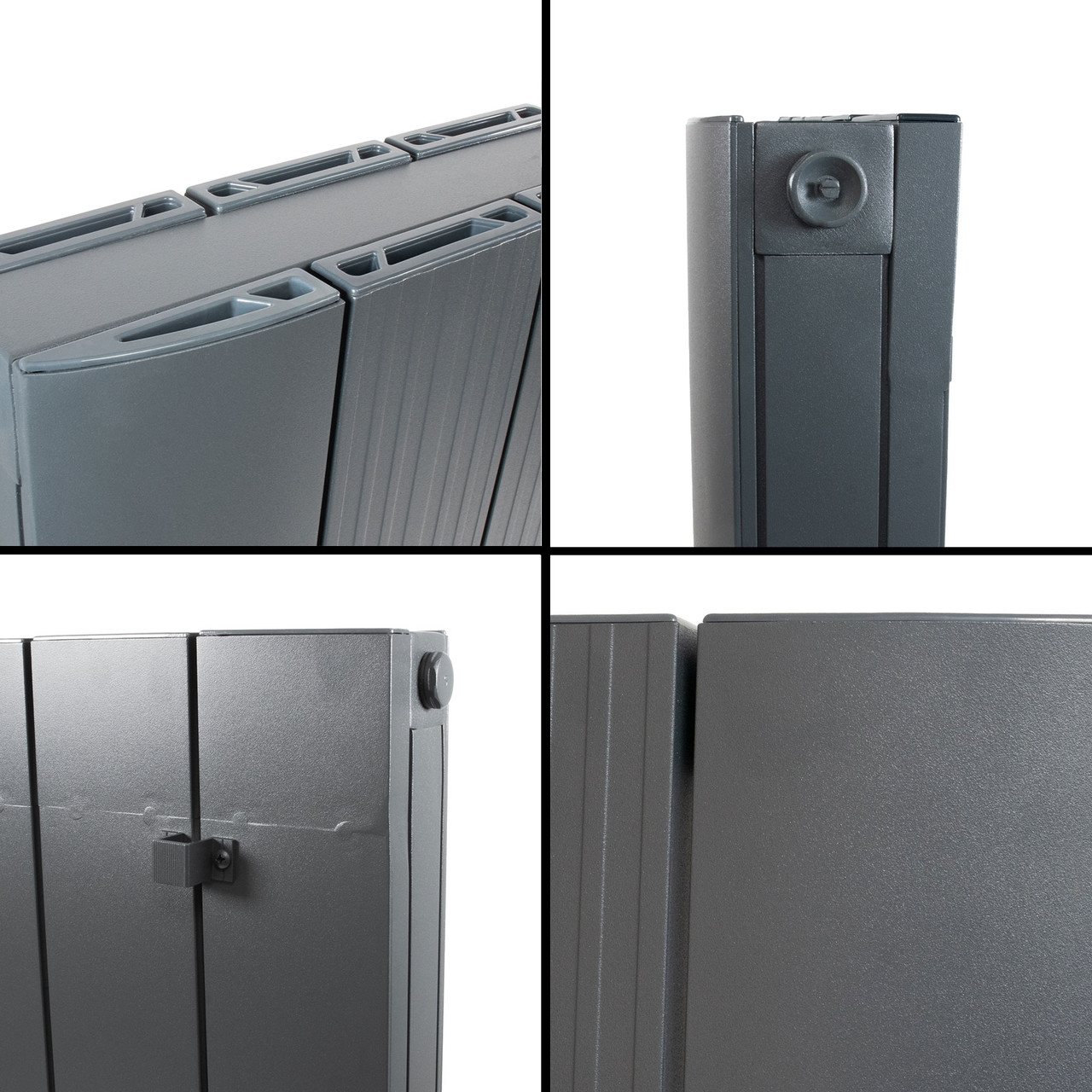 Anthracite Aluminium Radiators | Lightweight Eco Modern Radiator