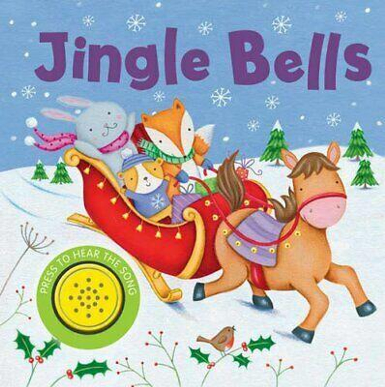 Book, Jingle Bells, Musical Board Book, by Igloo Books - Thread