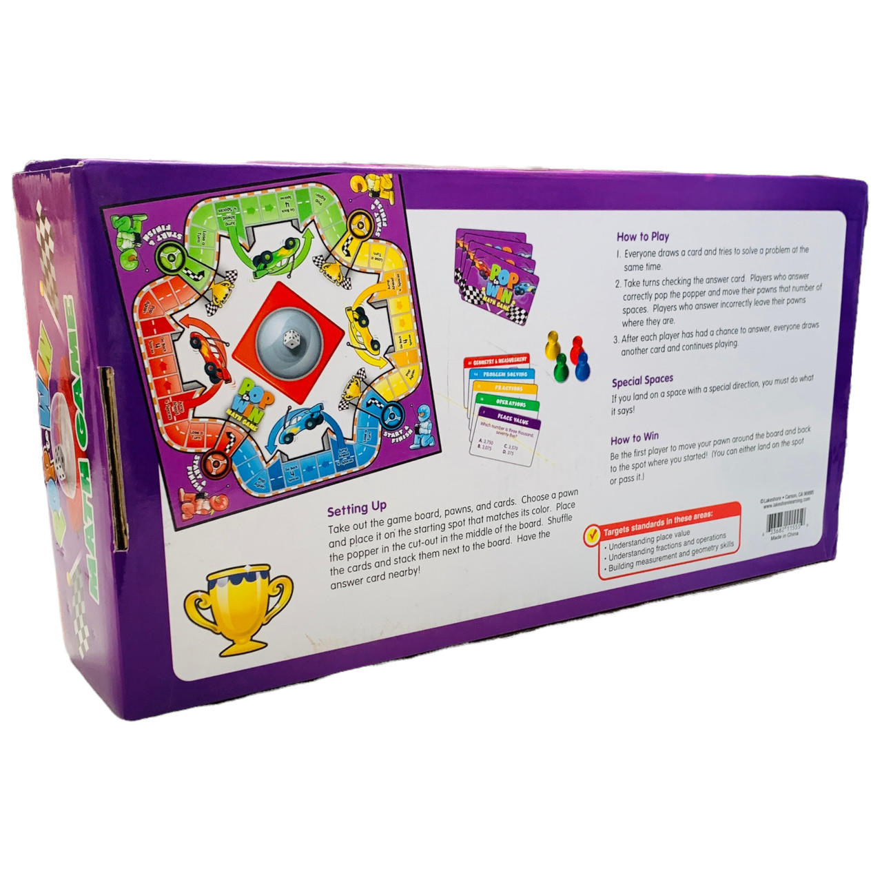 Lakeshore Learning, Pop to Win! Math Game 3rd Grad - Thread